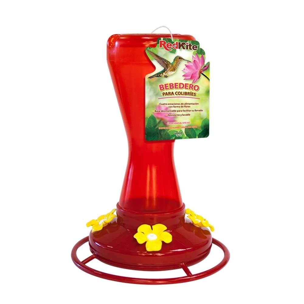 REDKITE - Bebedero Para Colibríes Con 4 Estaciones 470 ml – Maskota